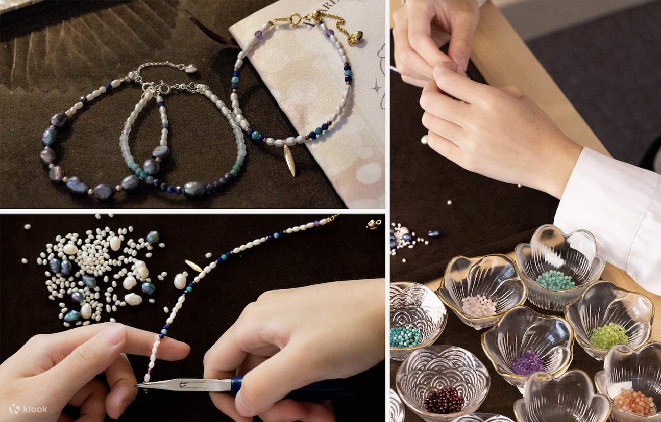 台北: ANG 嬉金坊 | 手作純銀戒指體驗 | 珍珠與寶石手鍊串製DIY - Klook香港